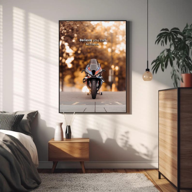 Motivational Poster – BMW M1000RR Inspiring Text #004 - Etsy