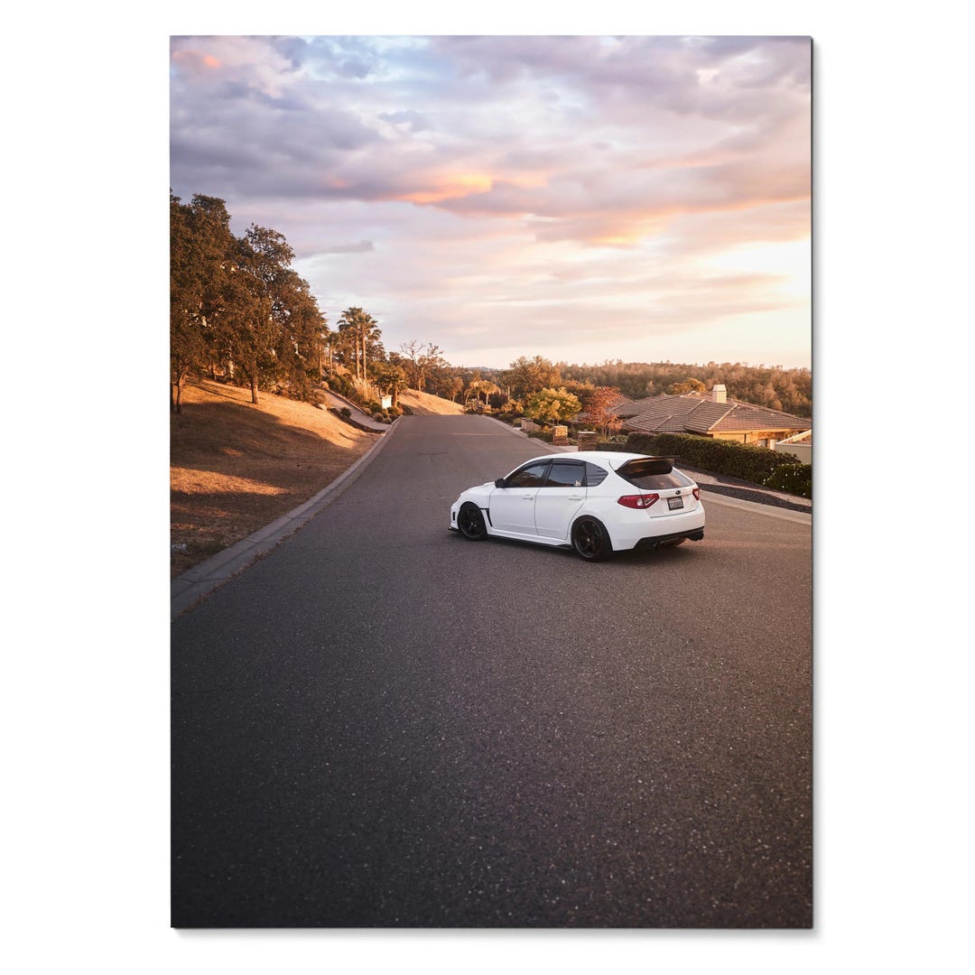 Subaru WRX STI Automotive Car Poster #026 - High Resolution Wall Art ...