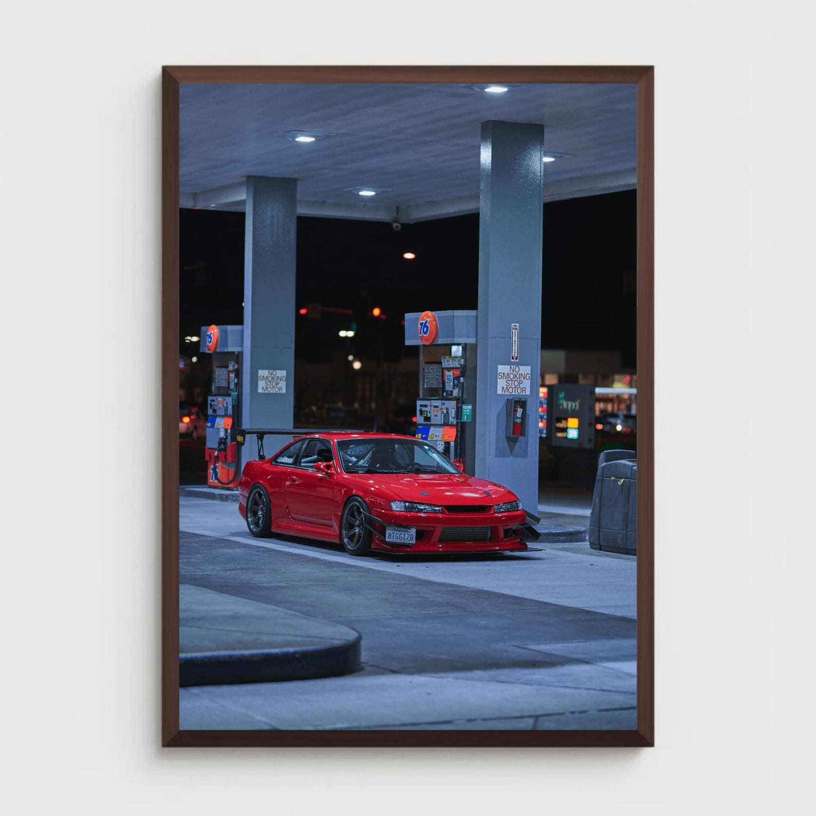 Nissan 240sx S14 Kouki Automotive Car Poster #018 - 8k+ Ultra ...