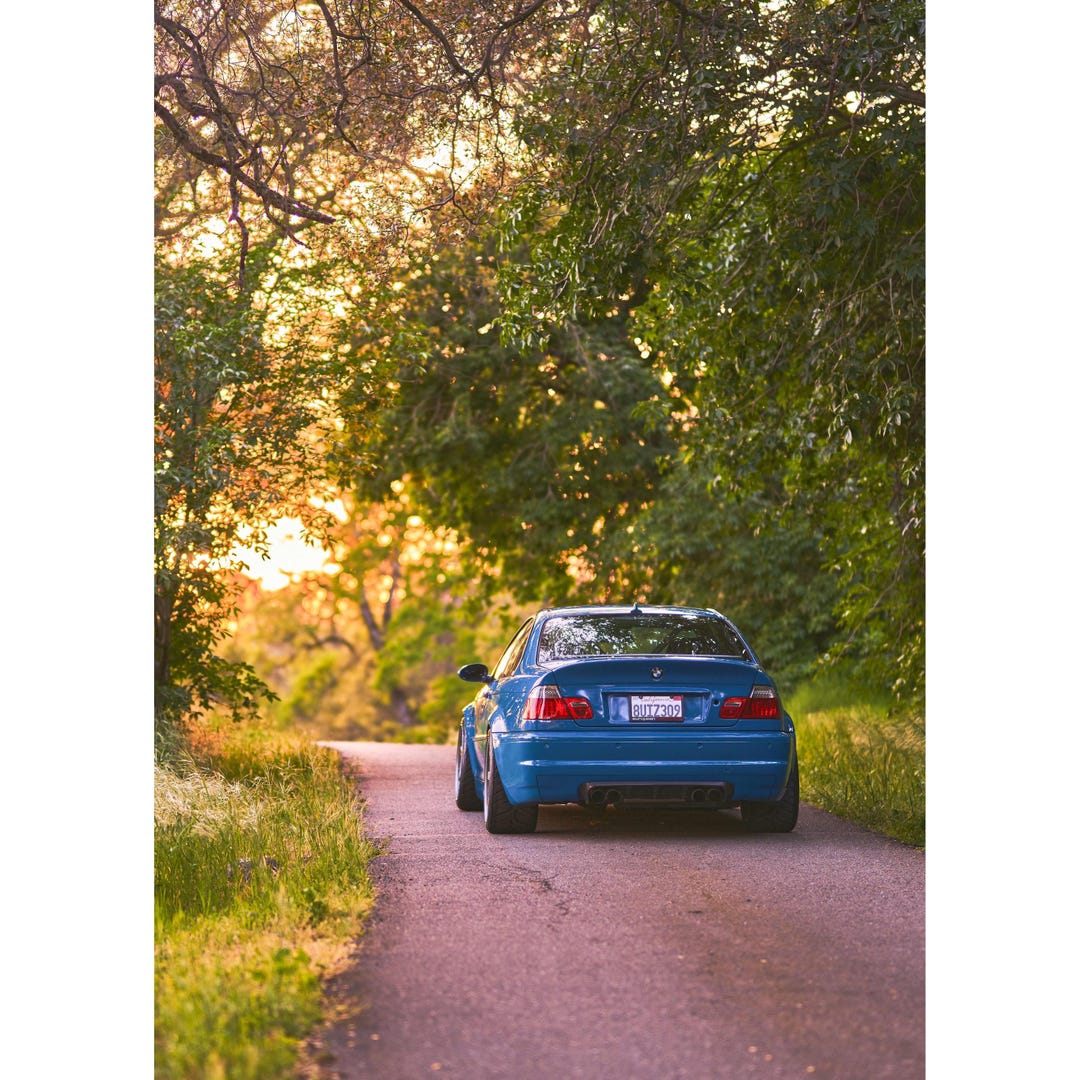 BMW E46 M3 Automotive Car Poster #008 - 8k+ Ultra Resolution Wall Art ...