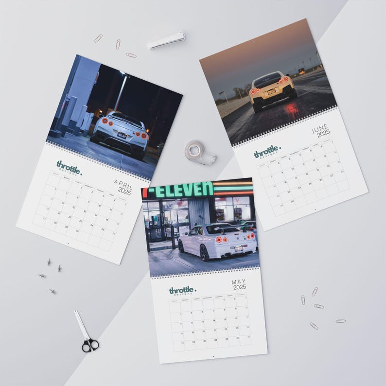 2025 JDM Automotive Car Calendar V2 - Nissan GTR Edition - Ultra HD ...