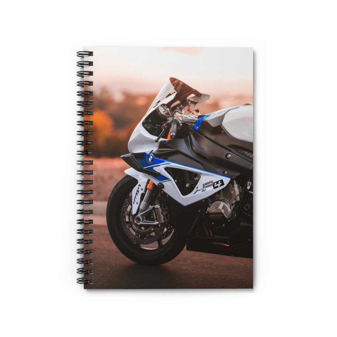 BMW S1000RR HP4 Motorcycle Spiral Notebook - Perfect Back to School ...