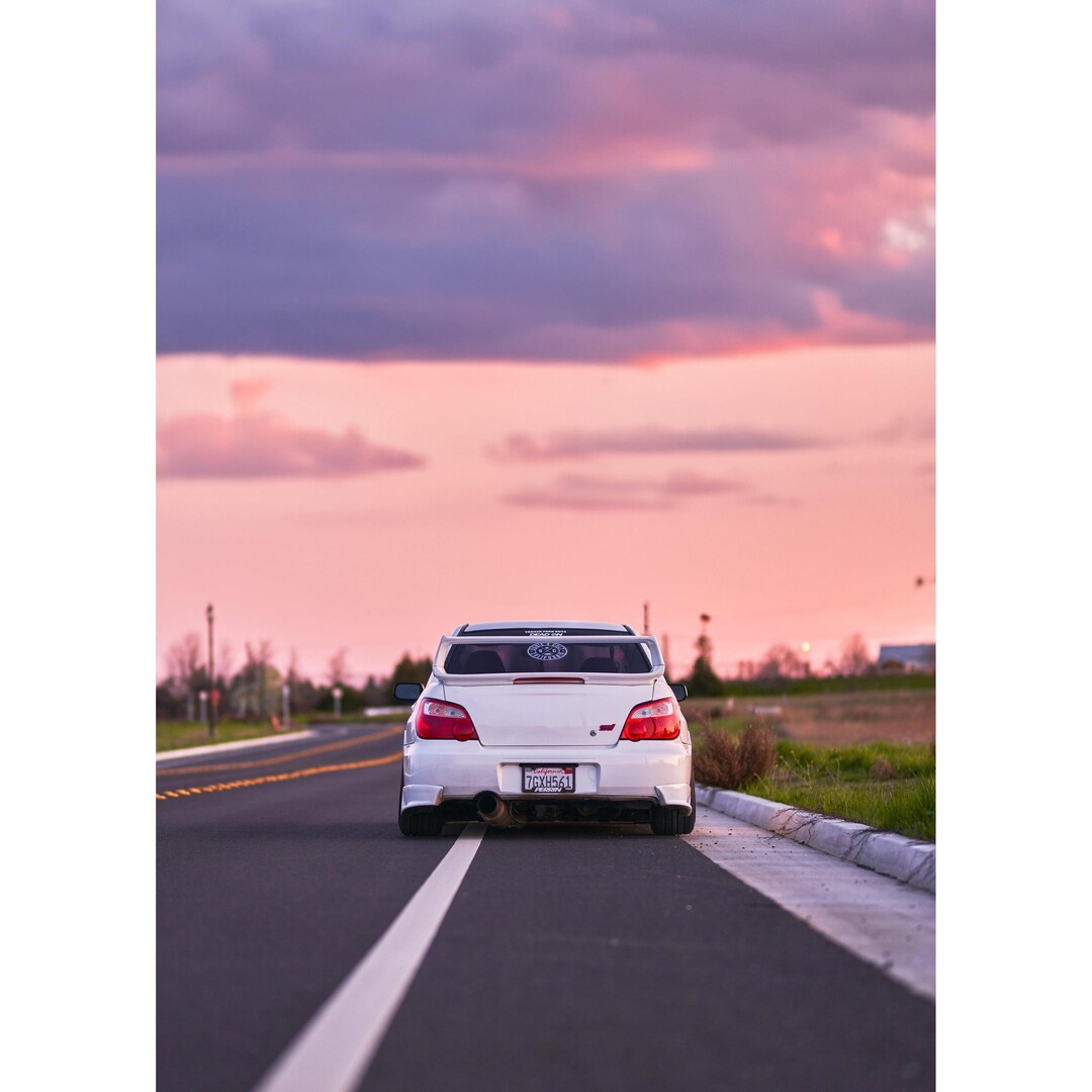 Subaru WRX STI Automotive Car Poster #017 - High Resolution Wall Art ...