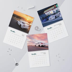 2025 JDM Automotive Car Calendar V3 - Ultra HD Resolution Images ...