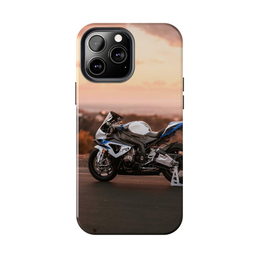 BMW S1000RR HP4 Motorcycle iPhone Case and Galaxy Phone Case - Durable ...