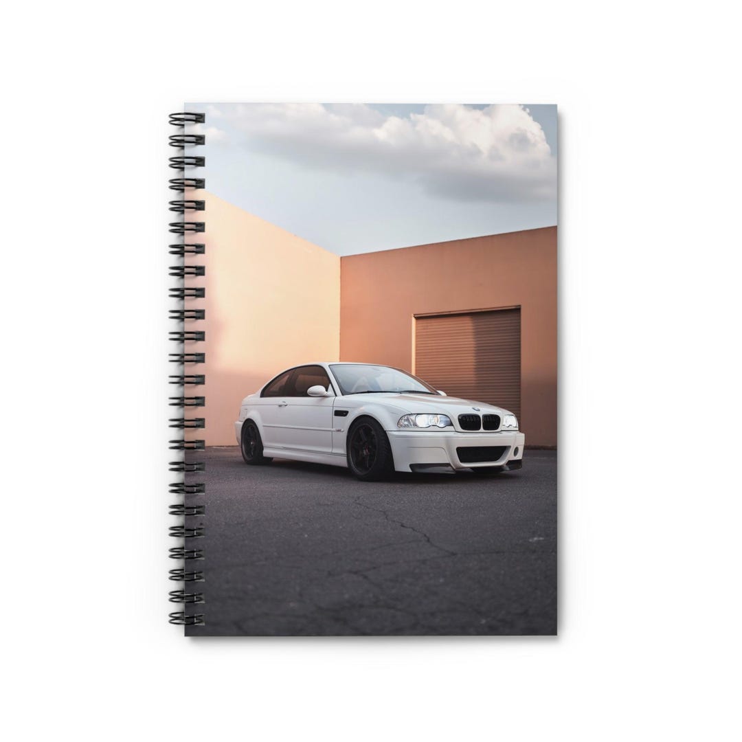 BMW E46 M3 Automotive Spiral Notebook 014 6x8 Back to School Gift Dream ...