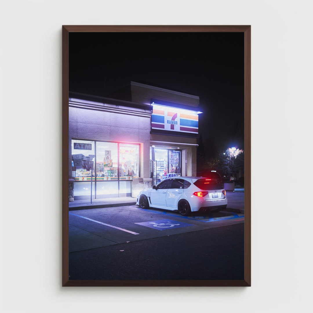 Subaru WRX STI Automotive Car Poster 8k Ultra Resolution Wall Art Home ...
