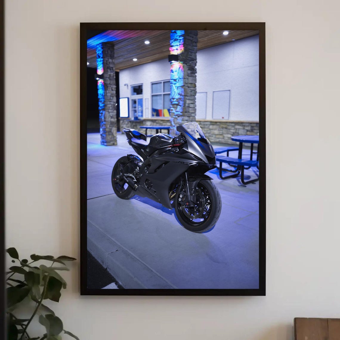 Yamaha R6 Motorcycle Poster #008 - 8k+ Ultra Resolution Wall Art- Home ...