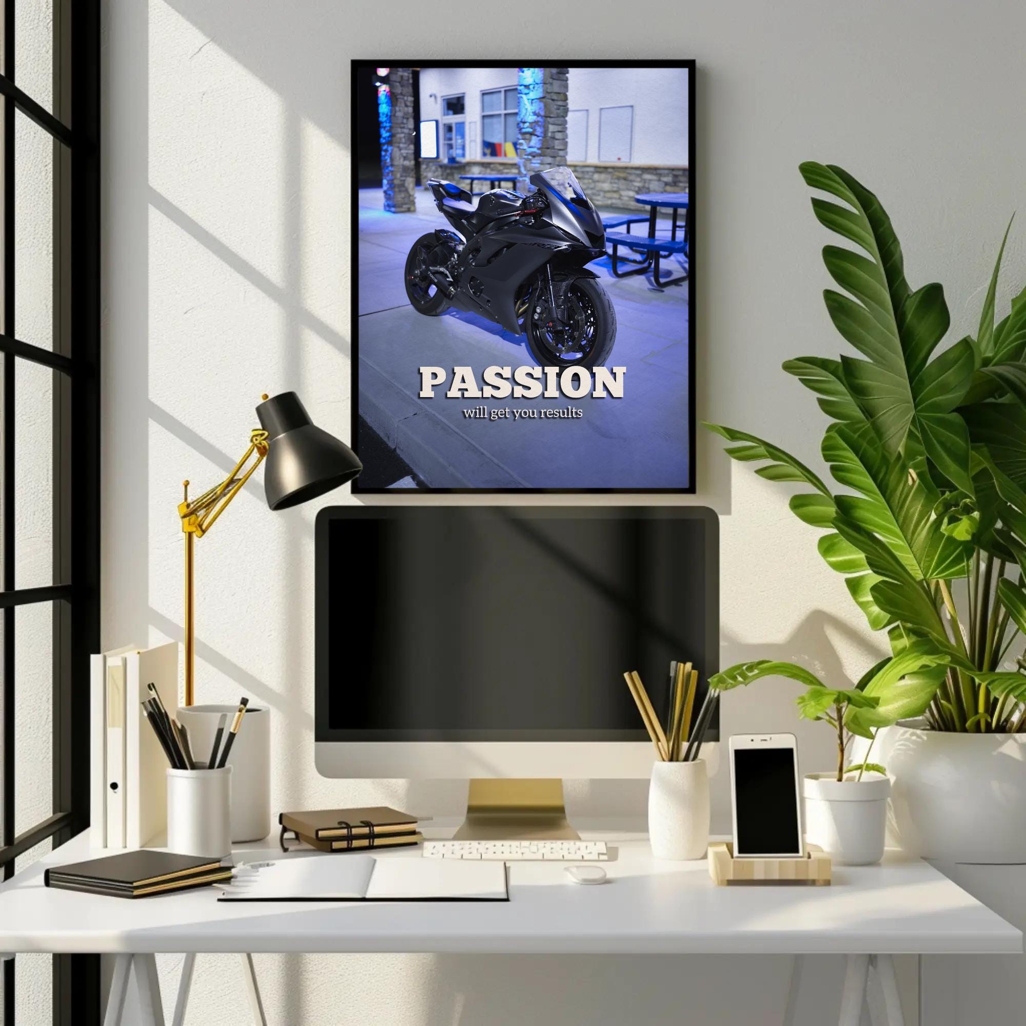 Motivational Poster – Yamaha R6 With Inspiring Text #001 - Etsy