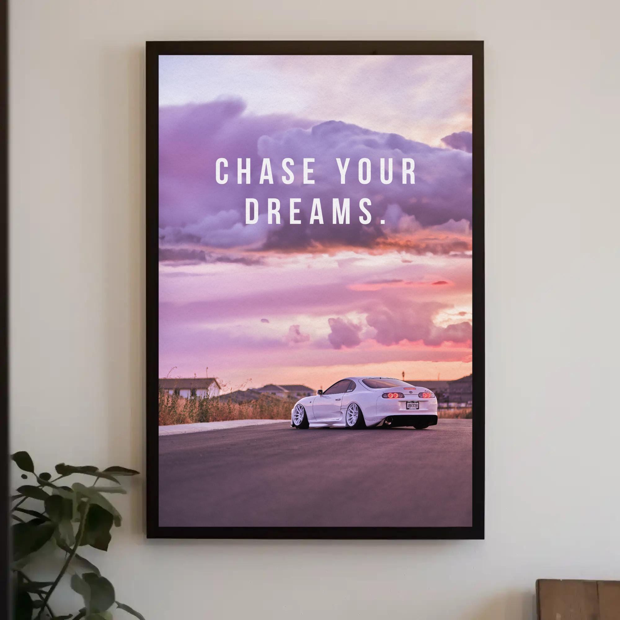 Motivational Poster – Toyota Supra Mk4 Inspiring Text #010 - Etsy