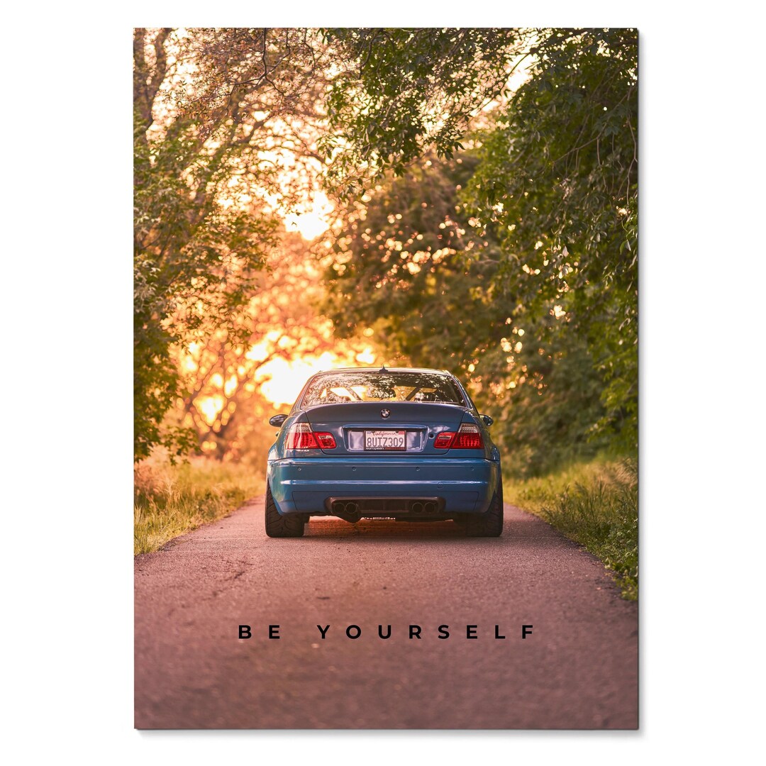 Motivational Poster – BMW E46 M3 With Inspiring Text #001 - High ...