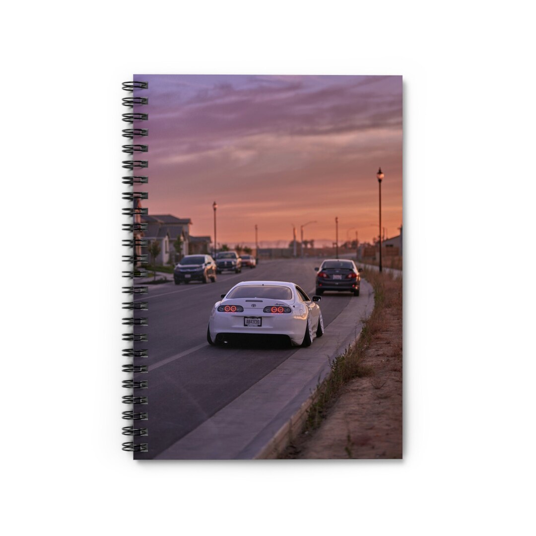 Toyota Supra Mk4 Automotive Spiral Notebook Perfect Back to School Gift ...