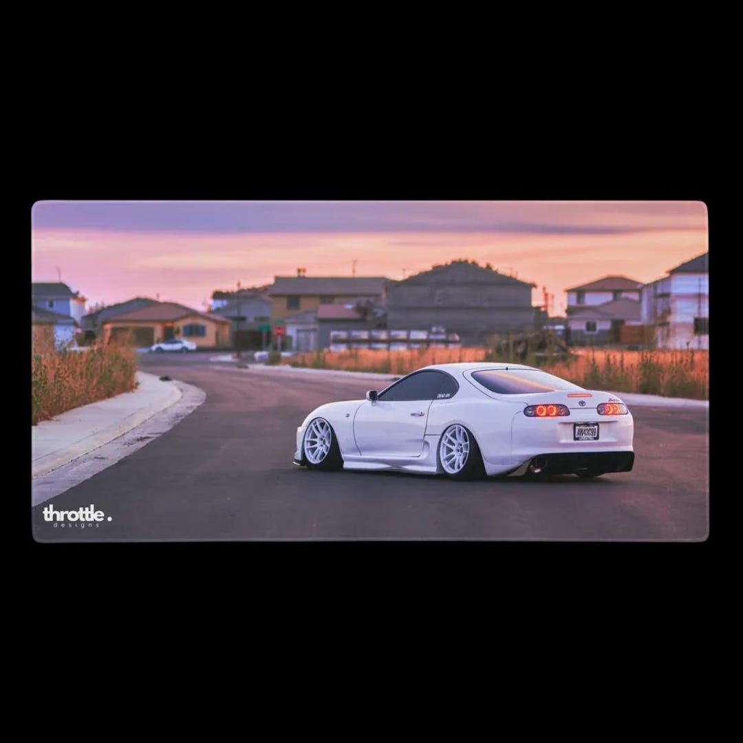 Toyota Supra Mk4 Gaming Mouse Pad #006 - Large & XL Extended Car Desk ...