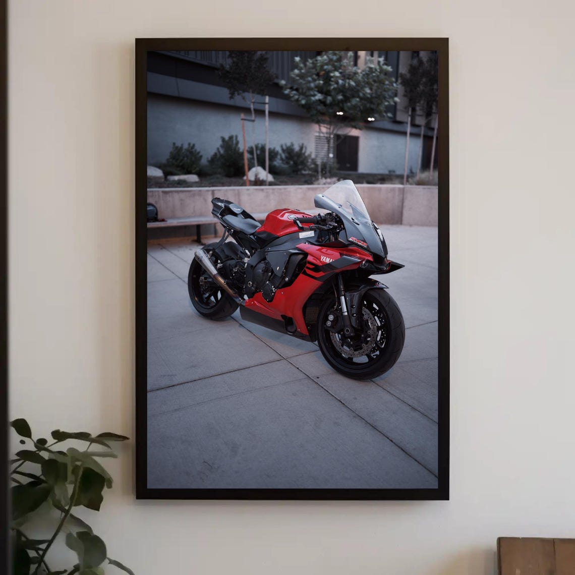 Yamaha R1 Motorcycle Poster #036 - 8k+ Ultra Resolution Wall Art- Home ...