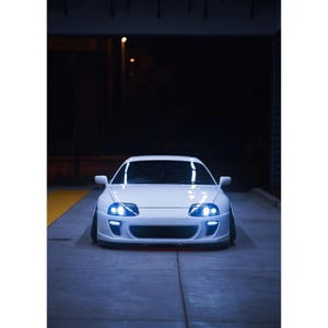 Toyota Supra MK4 Automotive Car Poster #007 - High Resolution Wall Art ...