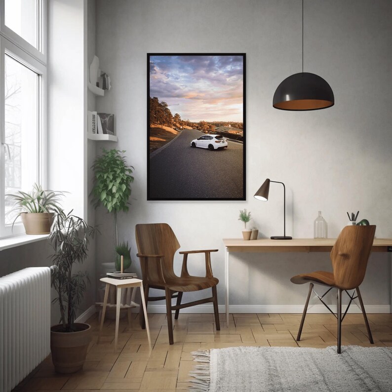 Subaru WRX STI Automotive Car Poster #026 - High Resolution Wall Art ...