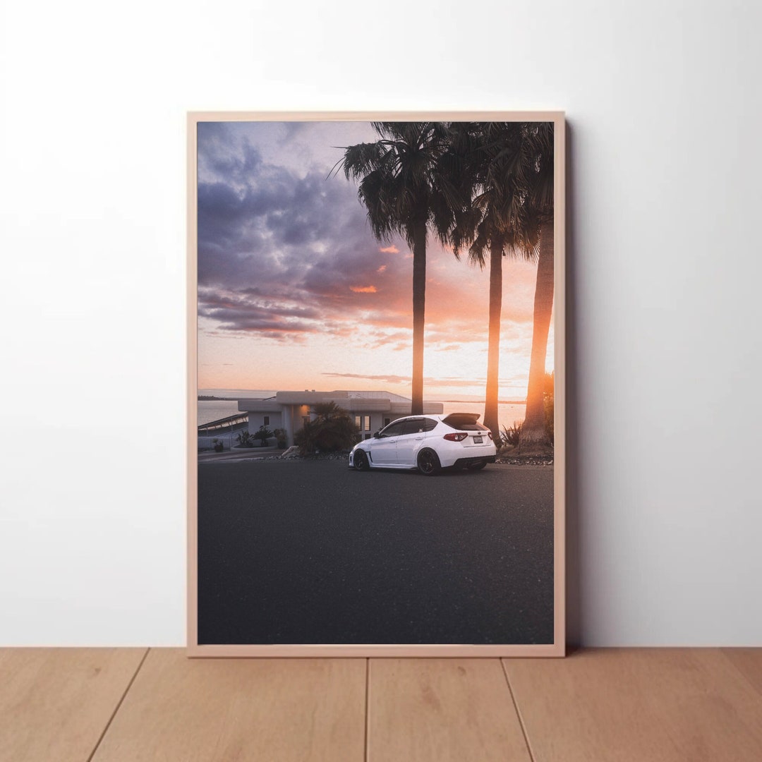 Subaru WRX Sti Hatch JDM Satin Poster - High Resolution JDM Poster ...