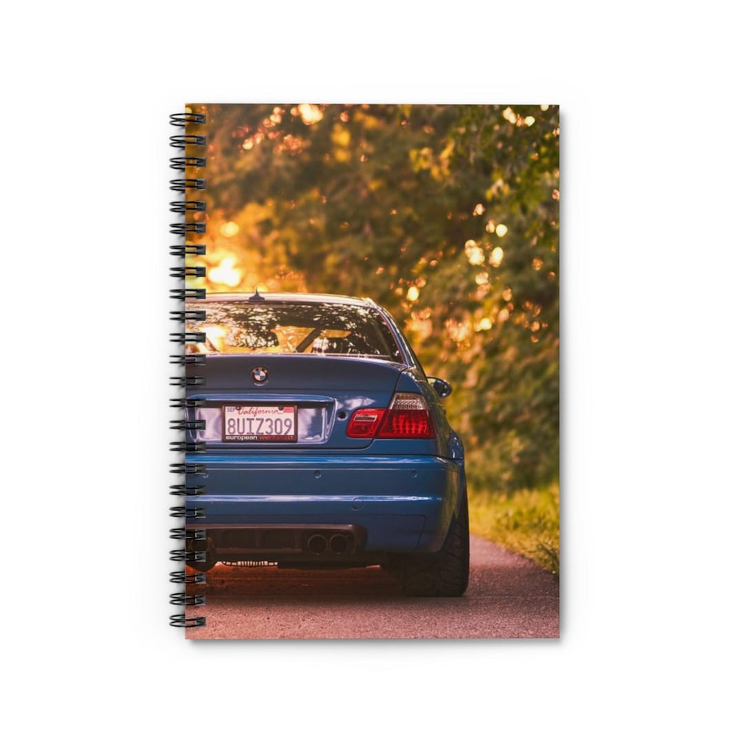 BMW E46 M3 Automotive Spiral Notebook 004 6x8 Back to School Gift Dream ...