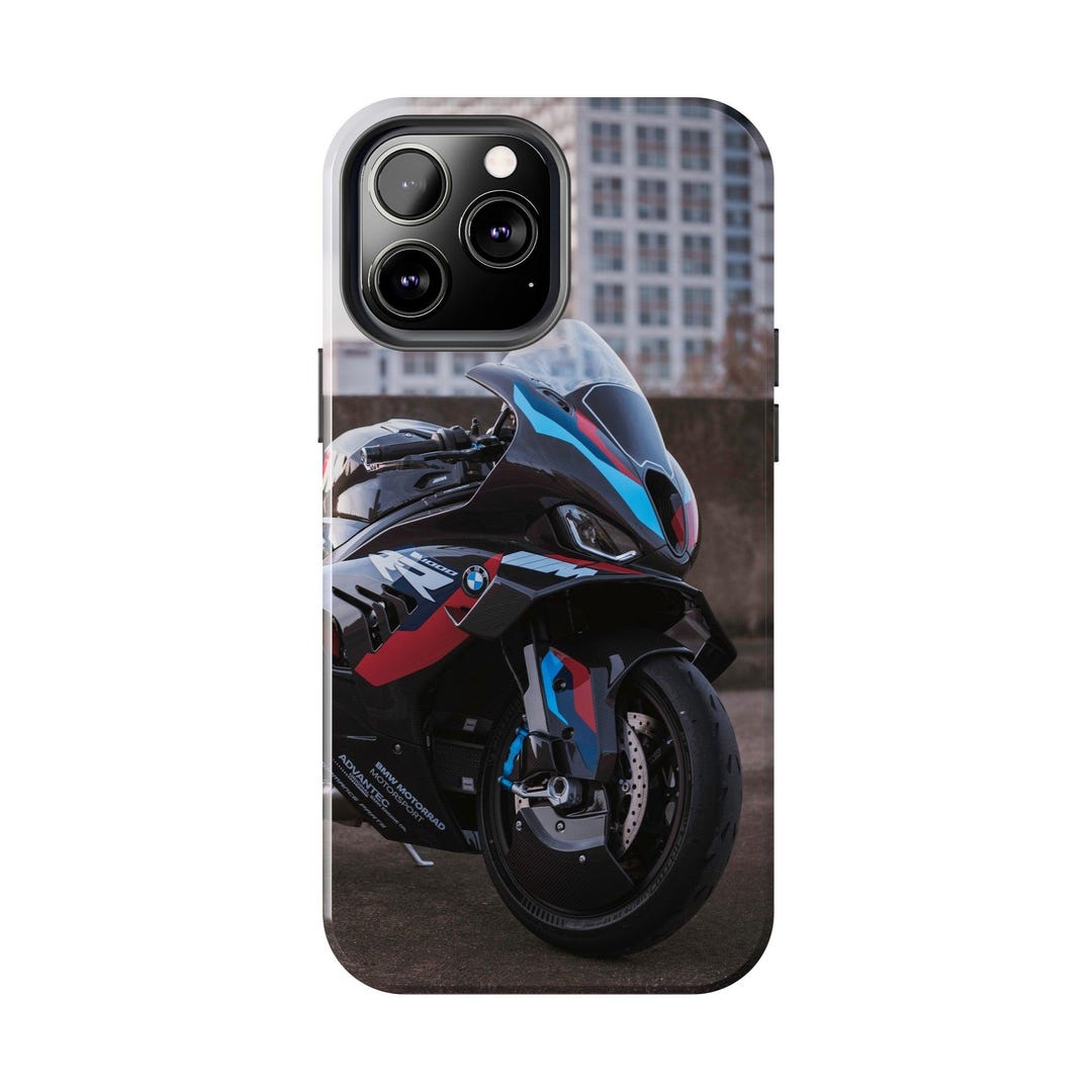 BMW M1000RR Motorcycle iPhone Case and Galaxy Phone Case - Durable and ...