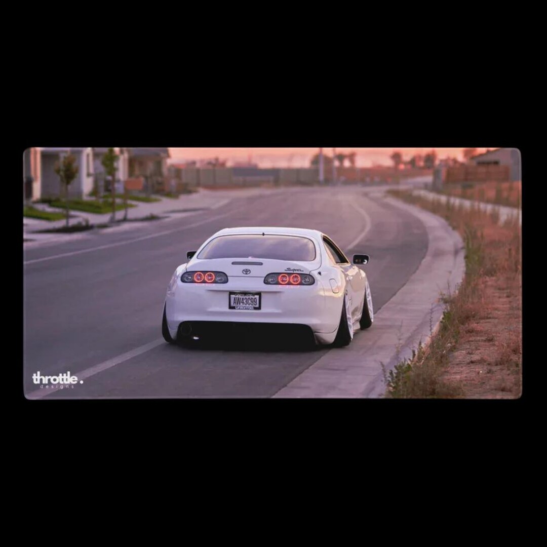 Toyota Supra Mk4 Gaming Mouse Pad #003 - Large & XL Extended Car Desk ...