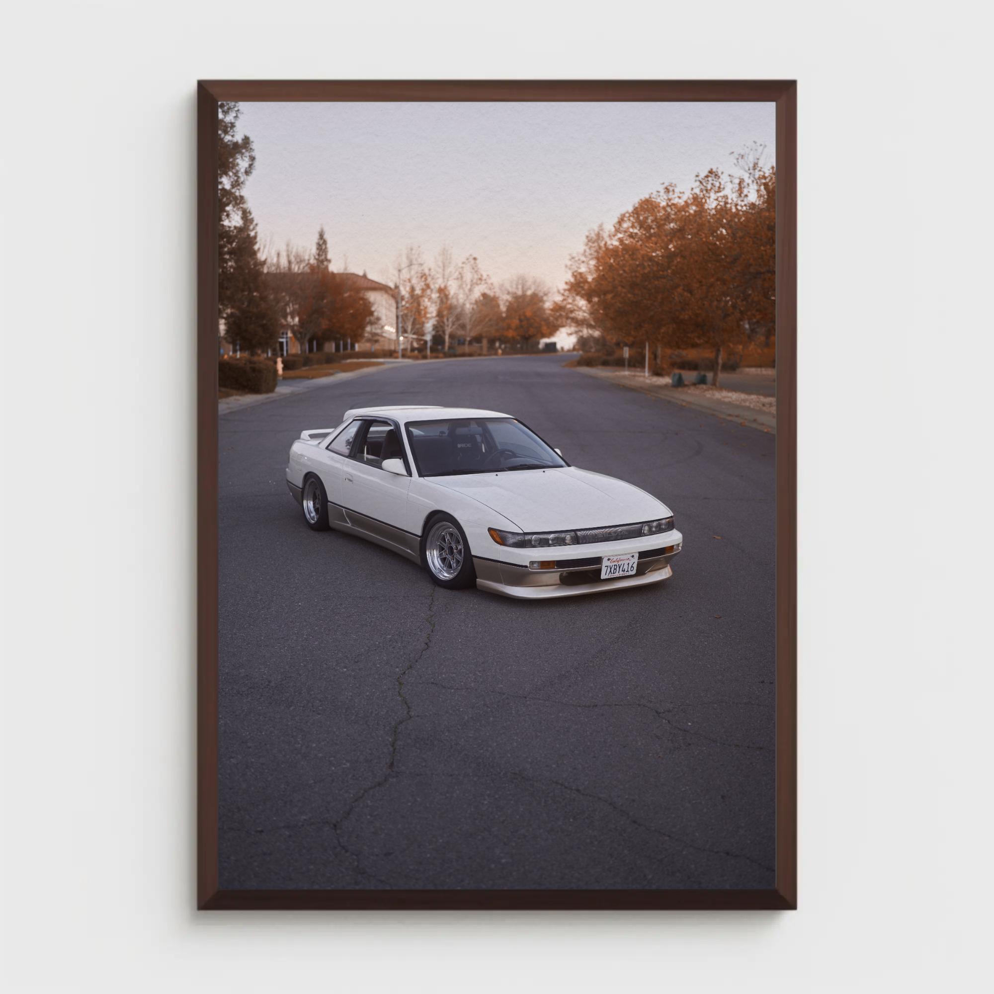 Nissan 240sx S13 Silvia Automotive Car Poster #007 - 8k+ Ultra ...