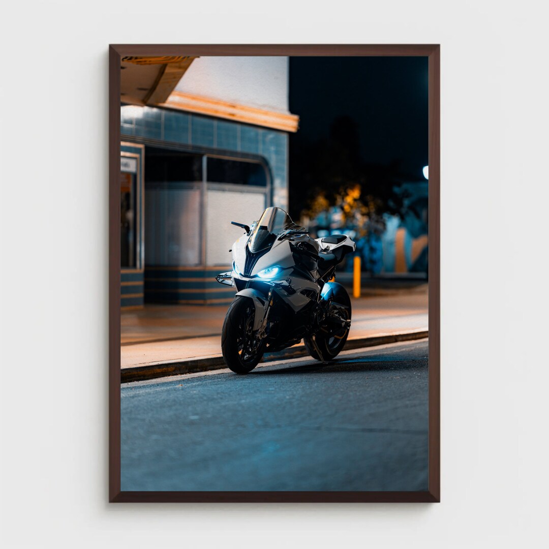 BMW S1000RR Motorcycle Poster - Etsy