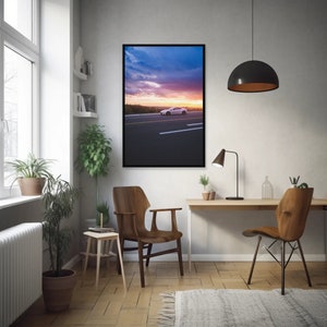 Scion FRS GR86 JDM Satin Poster - High Resolution JDM Poster - Sunset ...