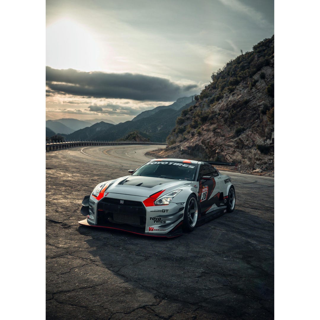 Nissan GTR R35 High Resolution Automotive Art Poster #016 - High ...
