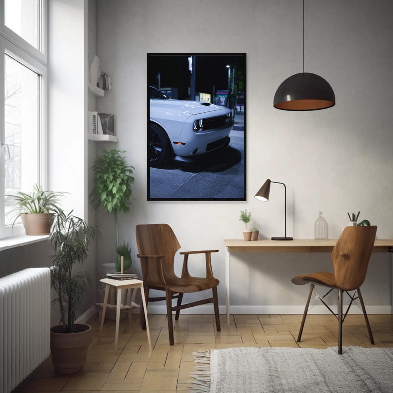 Dodge Challenger Automotive Car Poster #009 - 8k+ Ultra Resolution Wall ...