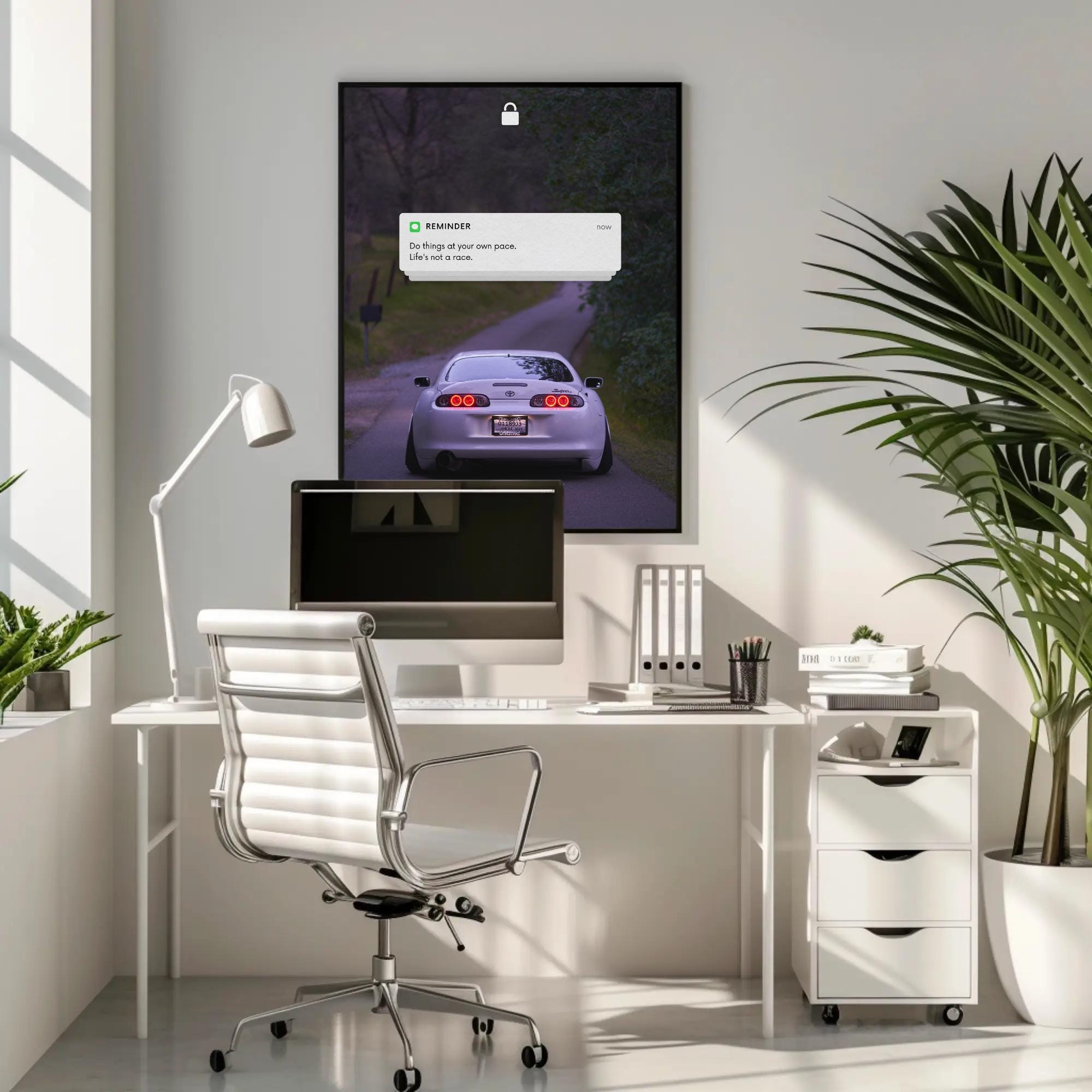 Motivational Poster Toyota Supra Mk4 Inspiring Text #001 - Etsy