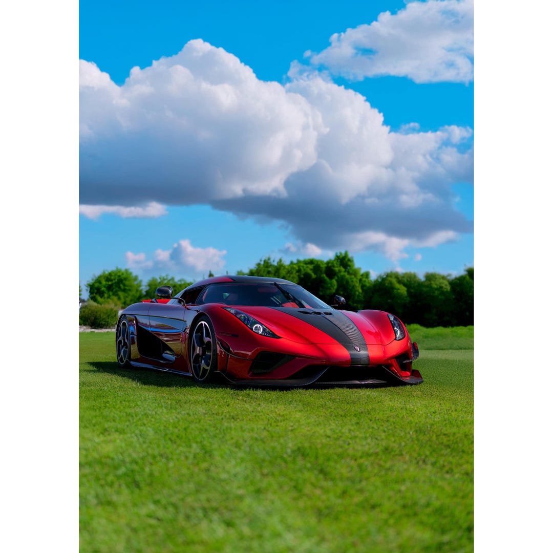 Koenigsegg Regera High Resolution Car Poster #001 - High Resolution ...