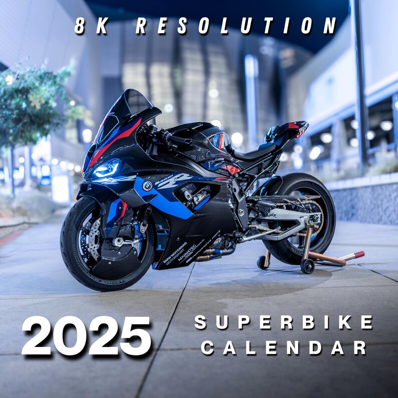 Ultimate 2025 Sportbike Motorcycle Experience Calendar V4 - Etsy
