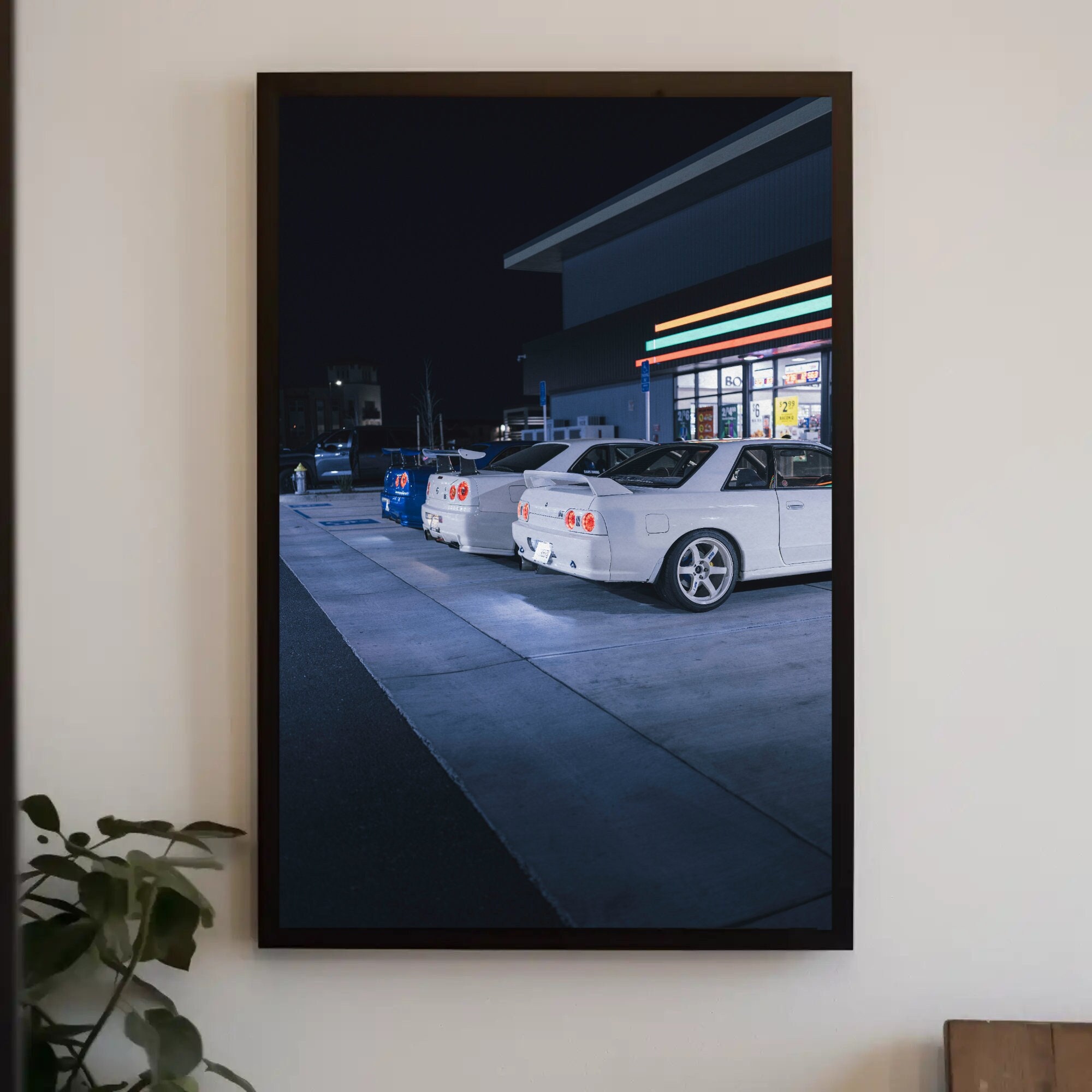 Nissan Skyline R32 R33 R34 GTR JDM Satin Poster High Resolution JDM ...