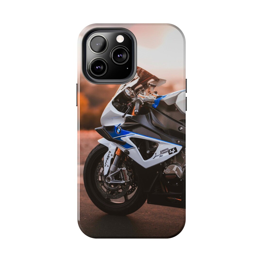 BMW S1000RR HP4 Motorcycle iPhone Case and Galaxy Phone Case - Durable ...