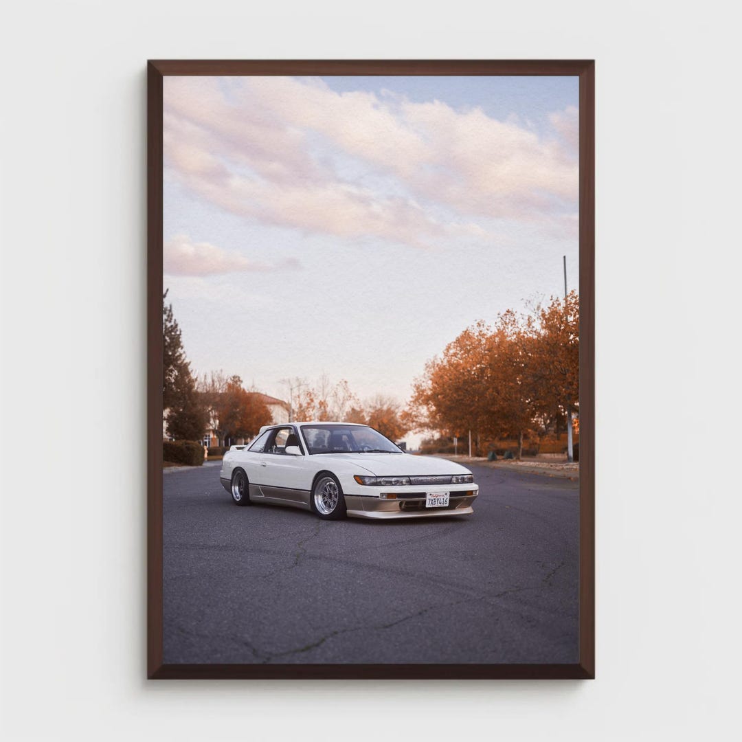 Nissan 240sx S13 Silvia Automotive Car Poster #002 - 8k+ Ultra ...