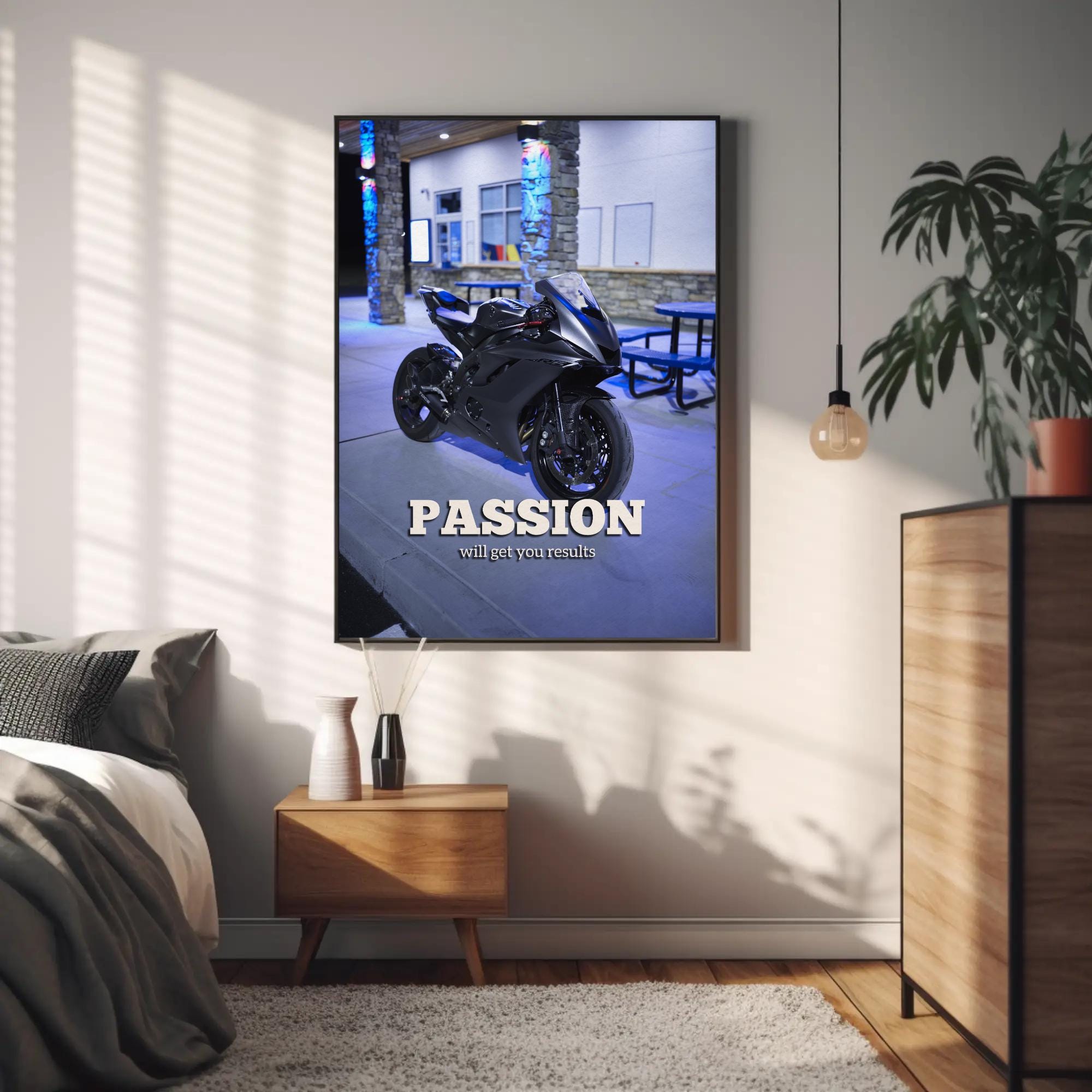 Motivational Poster – Yamaha R6 With Inspiring Text #001 - Etsy