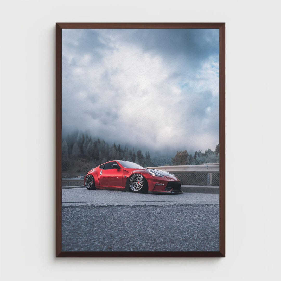 Nissan 370z Automotive Car Poster #017 - 8k+ Ultra Resolution Wall Art ...