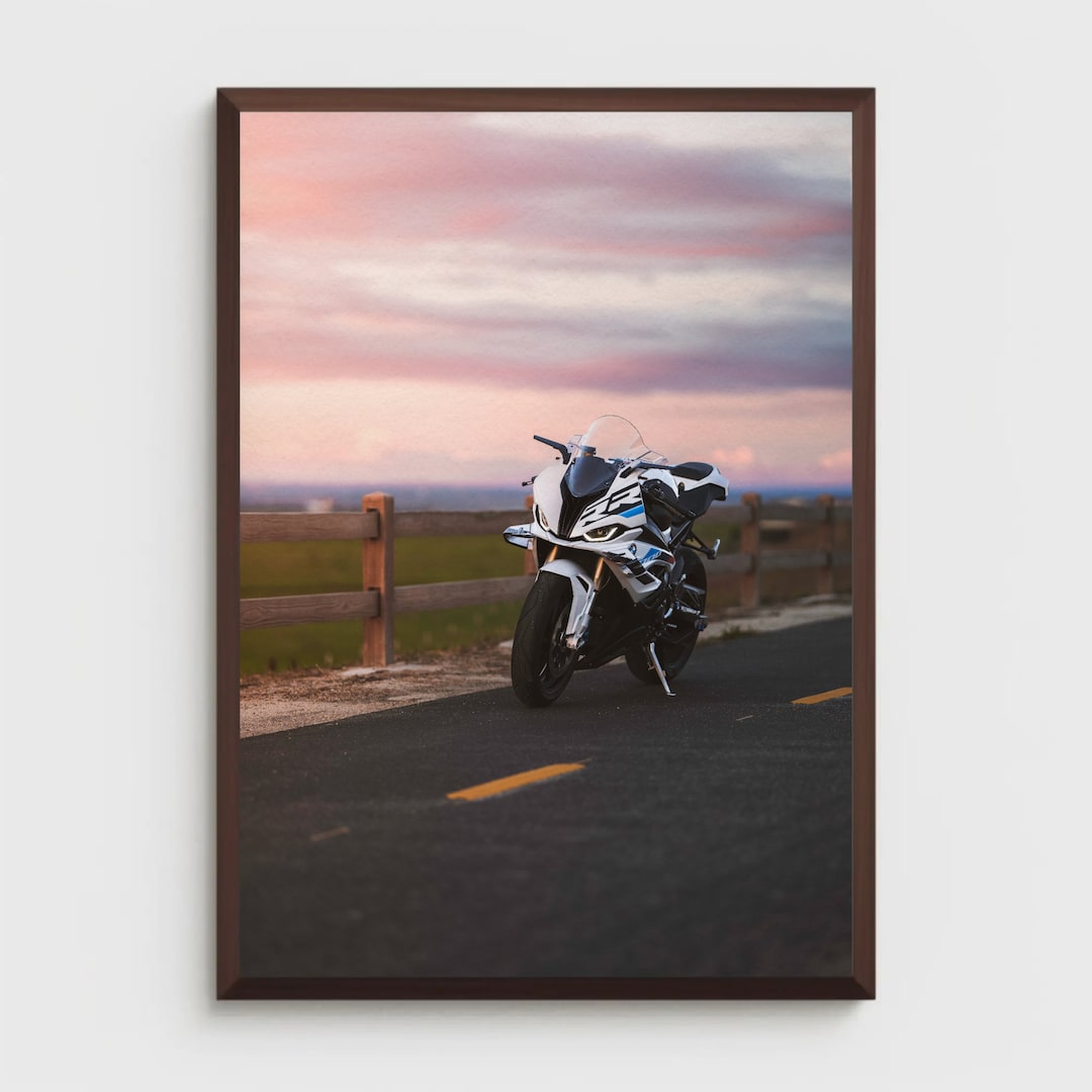 BMW S1000RR Motorcycle Poster 054 8k Ultra Resolution Wall Art Home ...