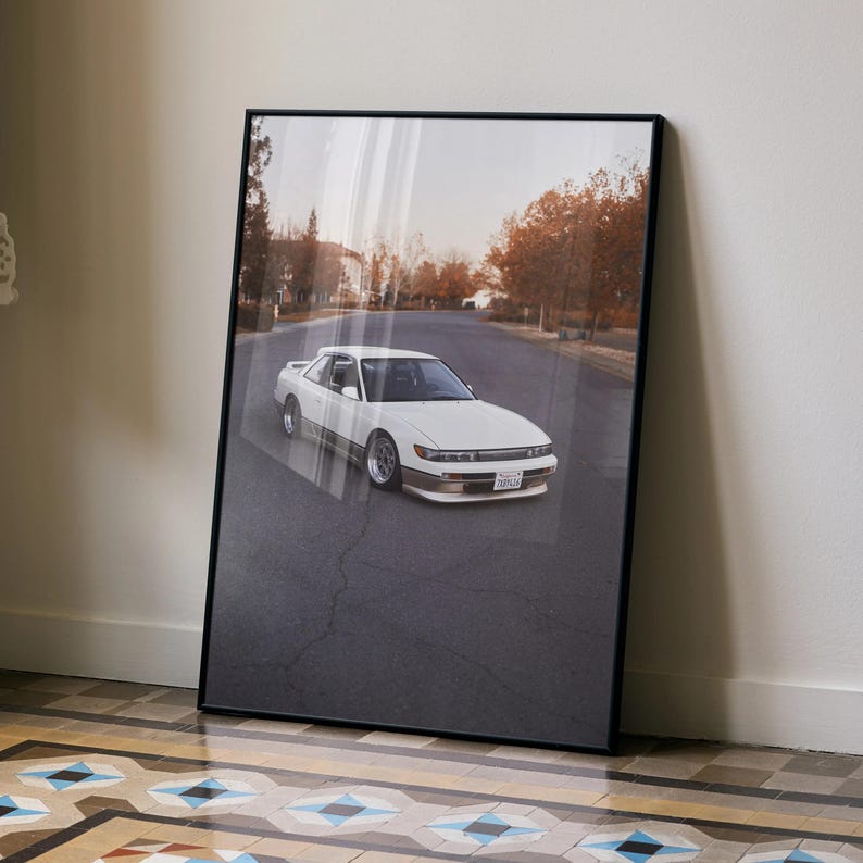 Nissan 240sx S13 Silvia Automotive Car Poster #007 - 8k+ Ultra ...