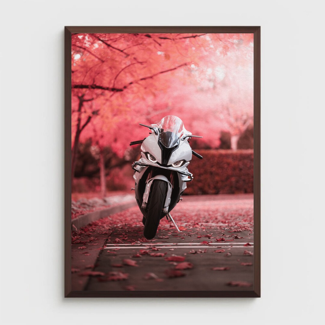 BMW S1000RR Motorcycle Poster - Etsy
