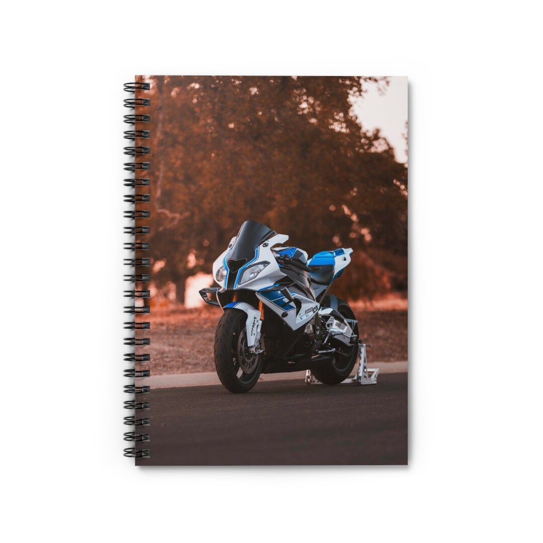 BMW S1000RR HP4 Motorcycle Spiral Notebook - Perfect Back to School ...