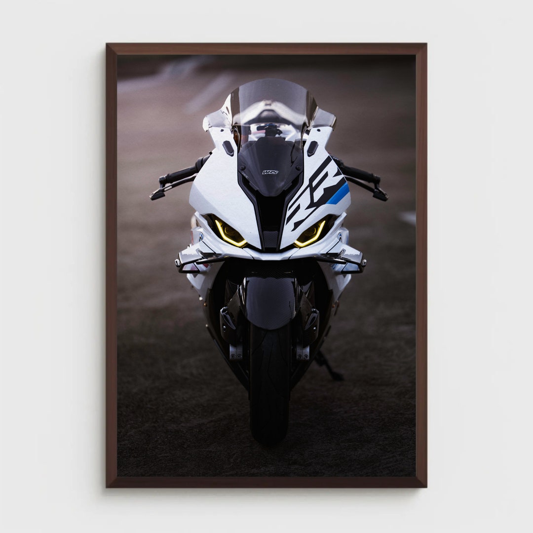 BMW S1000RR Drag Spec Motorcycle Poster - Etsy