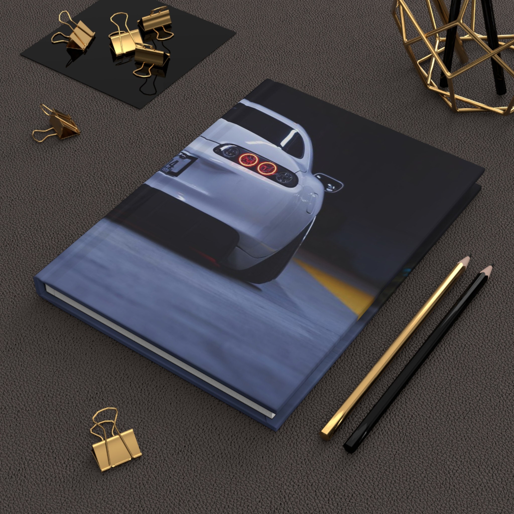 JDM Toyota Supra Automotive Car Hardcover Journal Notebook Matte High ...