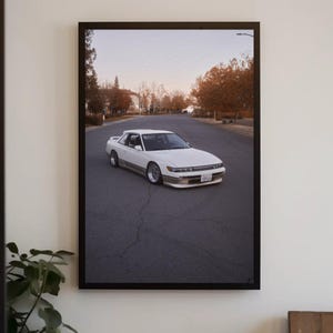 Nissan 240sx S13 Silvia Automotive Car Poster 007 8k Ultra Resolution ...
