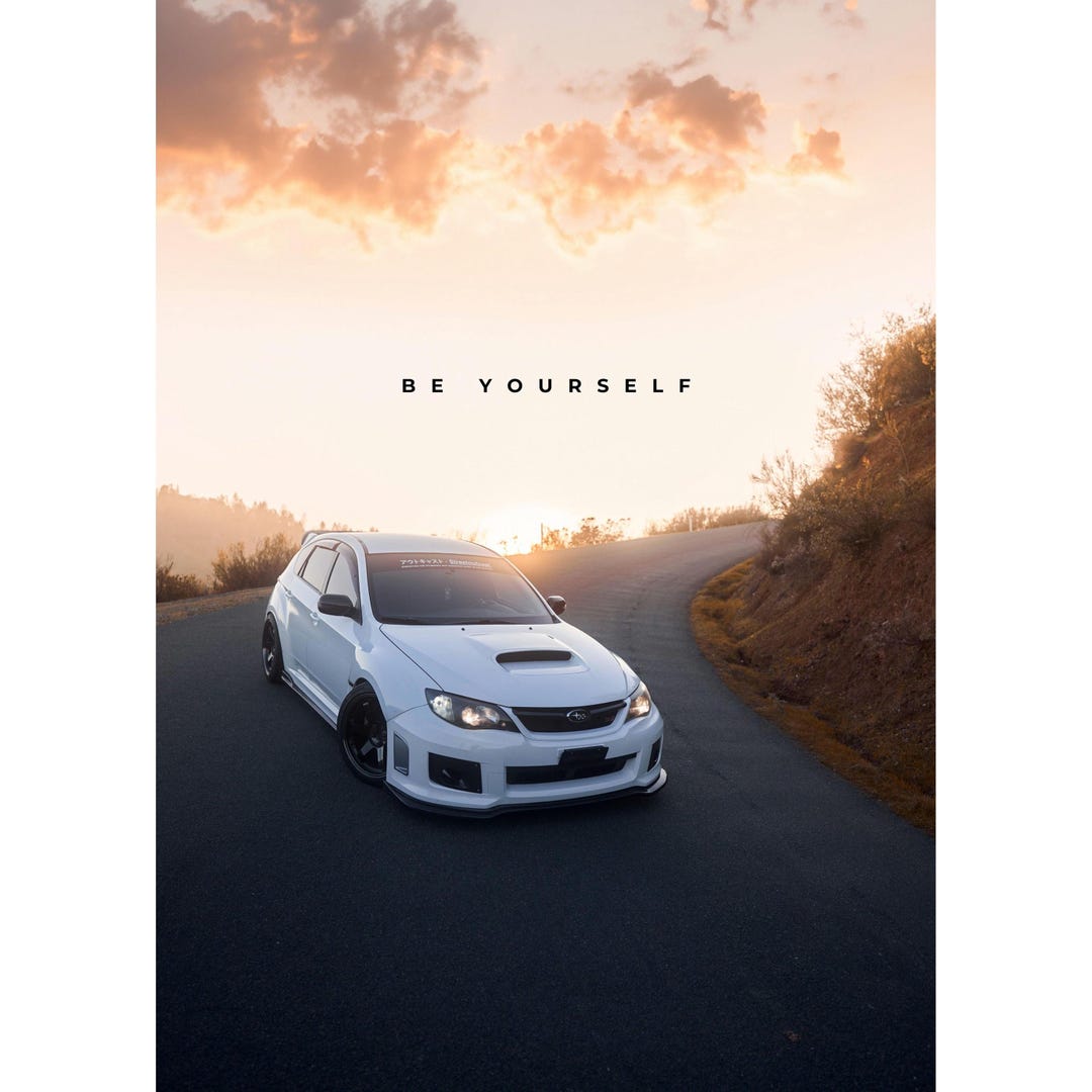 Motivational Poster – Subaru WRX STI Inspiring Text #004 - High ...