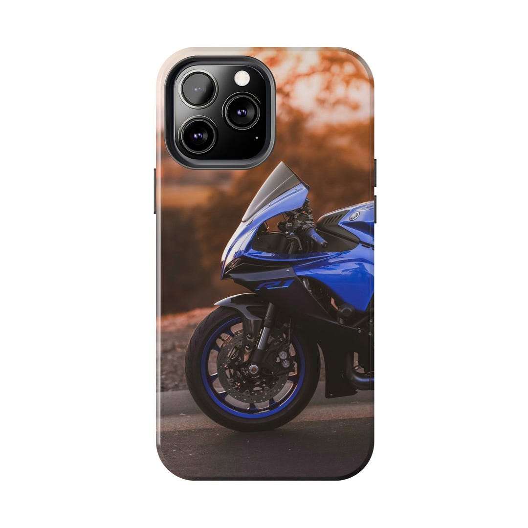 Yamaha R1 Motorcycle iPhone Case and Galaxy Phone Case - Durable and ...