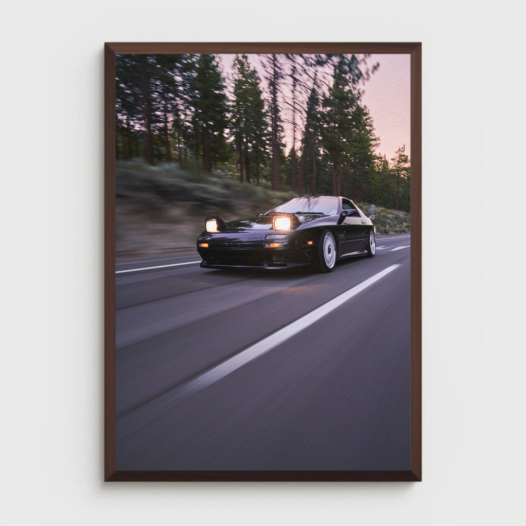 Mazda FC RX7 JDM Automotive Car Poster - Etsy