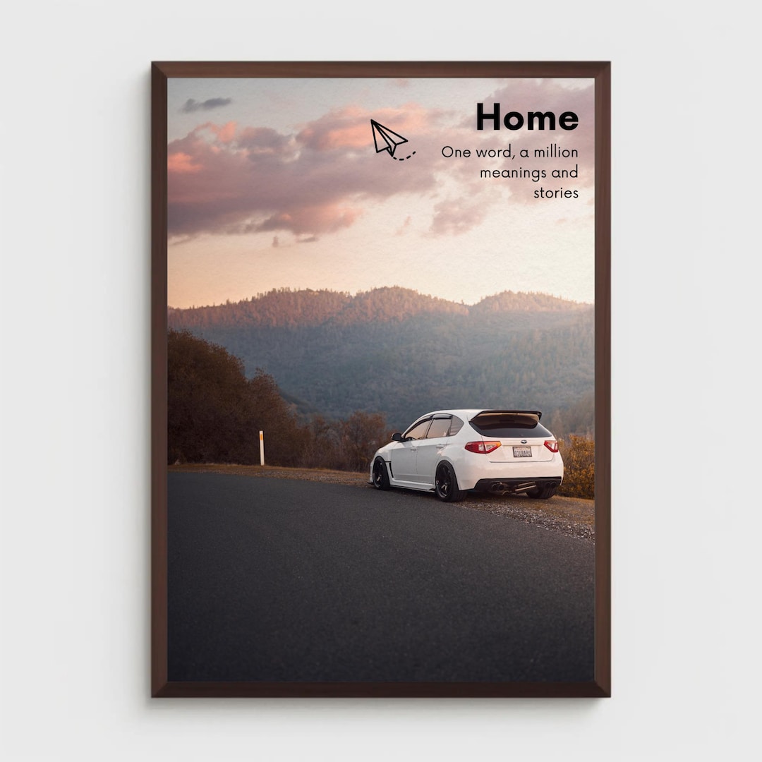 Motivational Poster Subaru WRX STI Inspiring Text #005 - Etsy