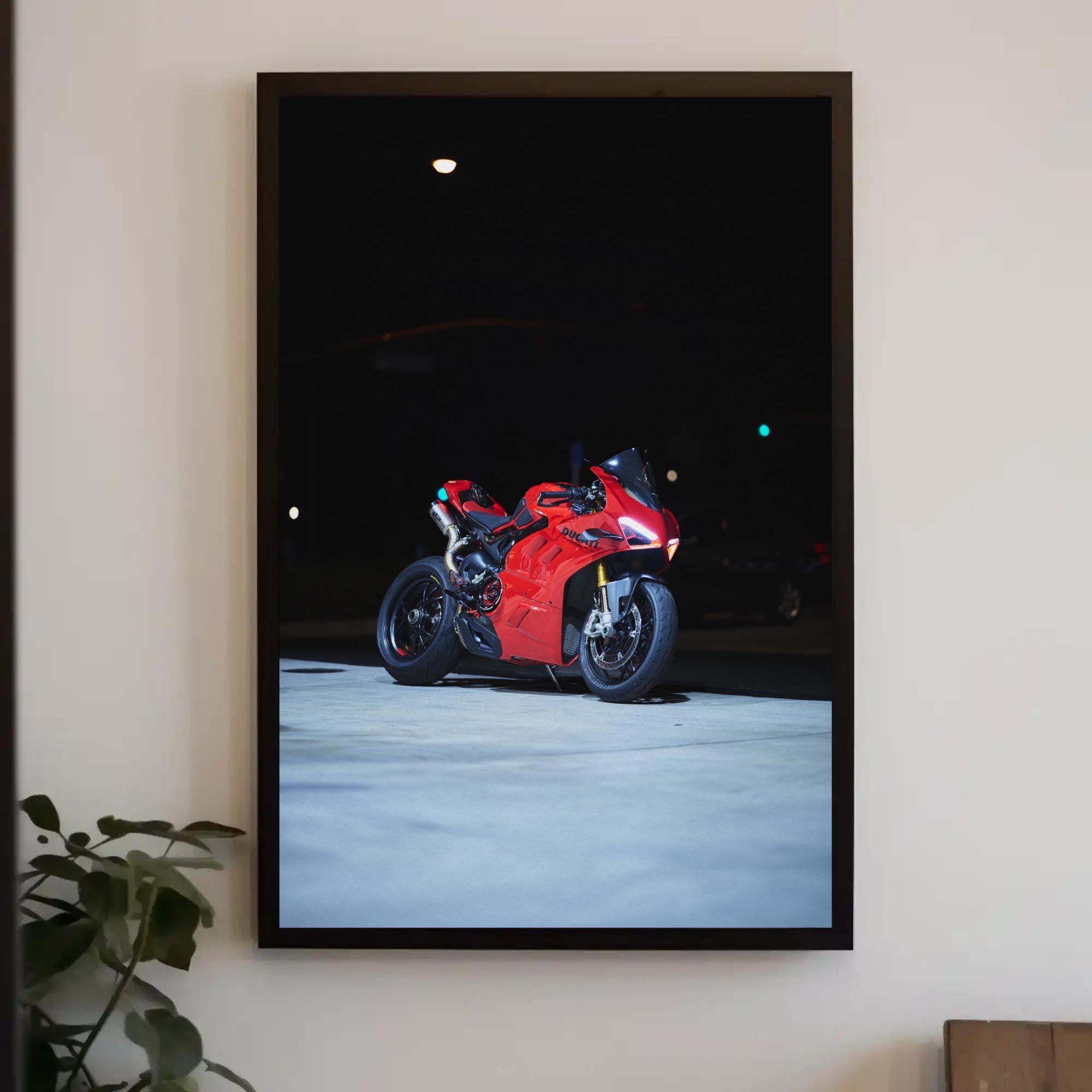 Ducati Panigale V4S Motorcycle Poster 002 8k Ultra Resolution Wall Art ...