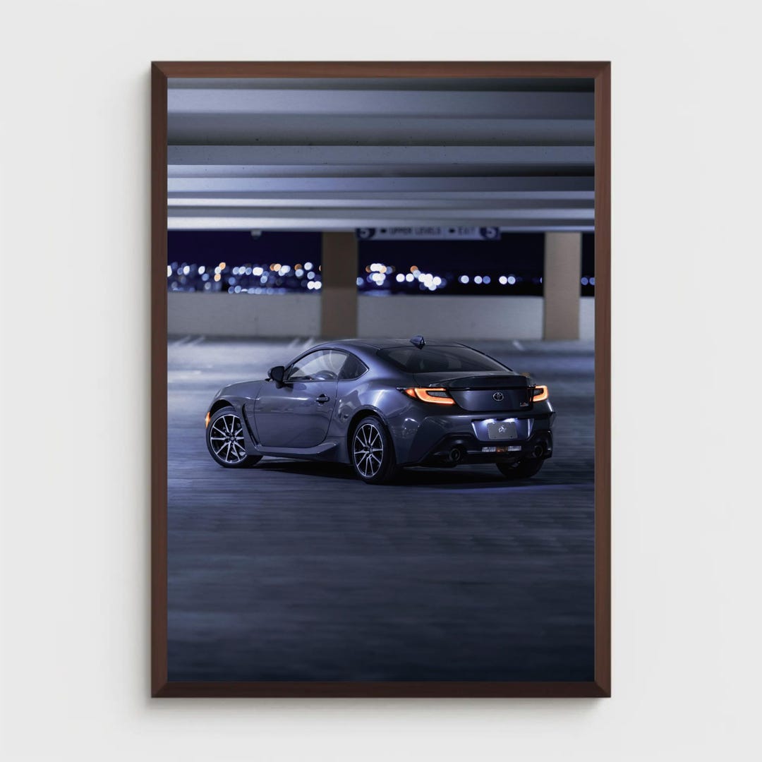 Toyota FRS GR86 Automotive Car Poster 004 8k Ultra Resolution Wall Art ...